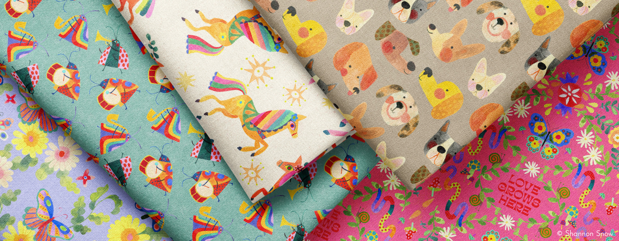 Shannon Snow Fabric