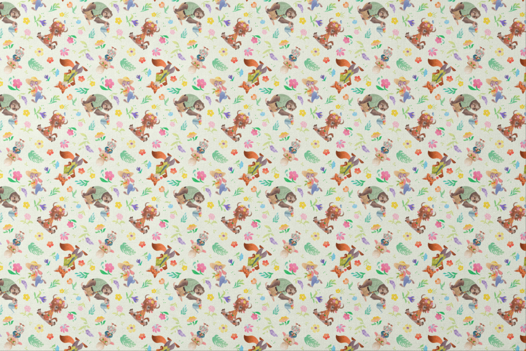 Disney Zootopia Flower Character Toss on Cream