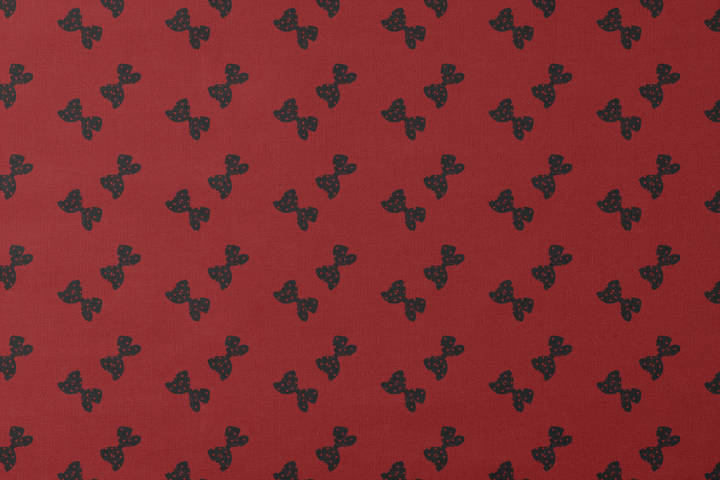 Grace Bow in Crimson | Fabric by the Yard