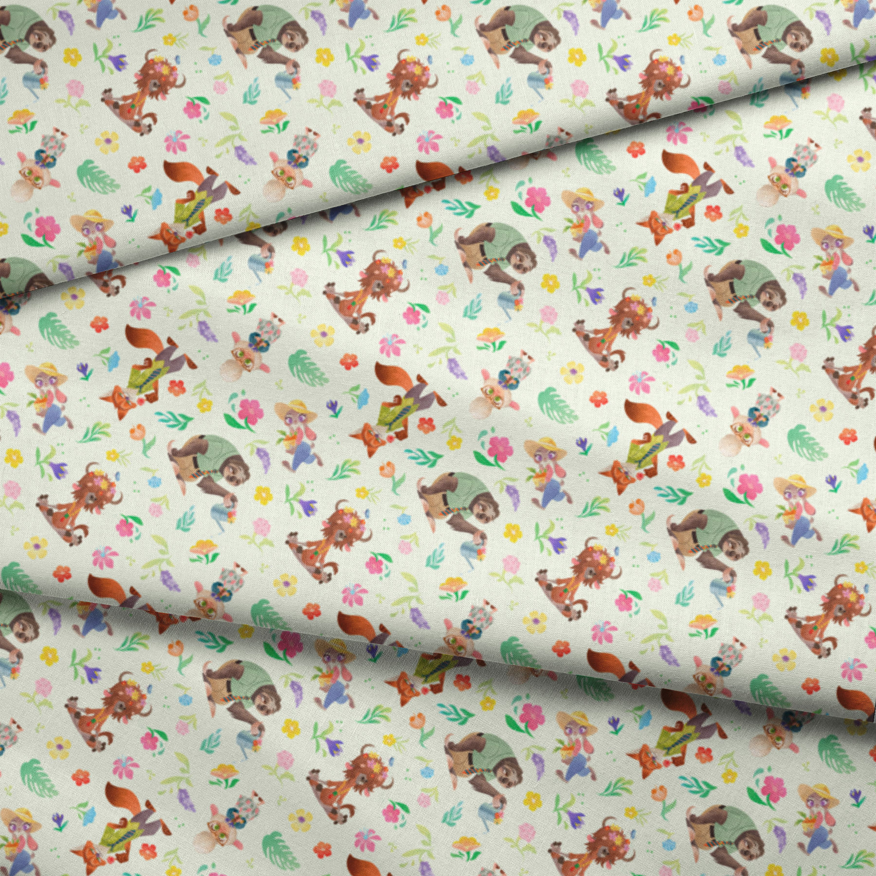 Disney Zootopia Flower Character Toss on Cream