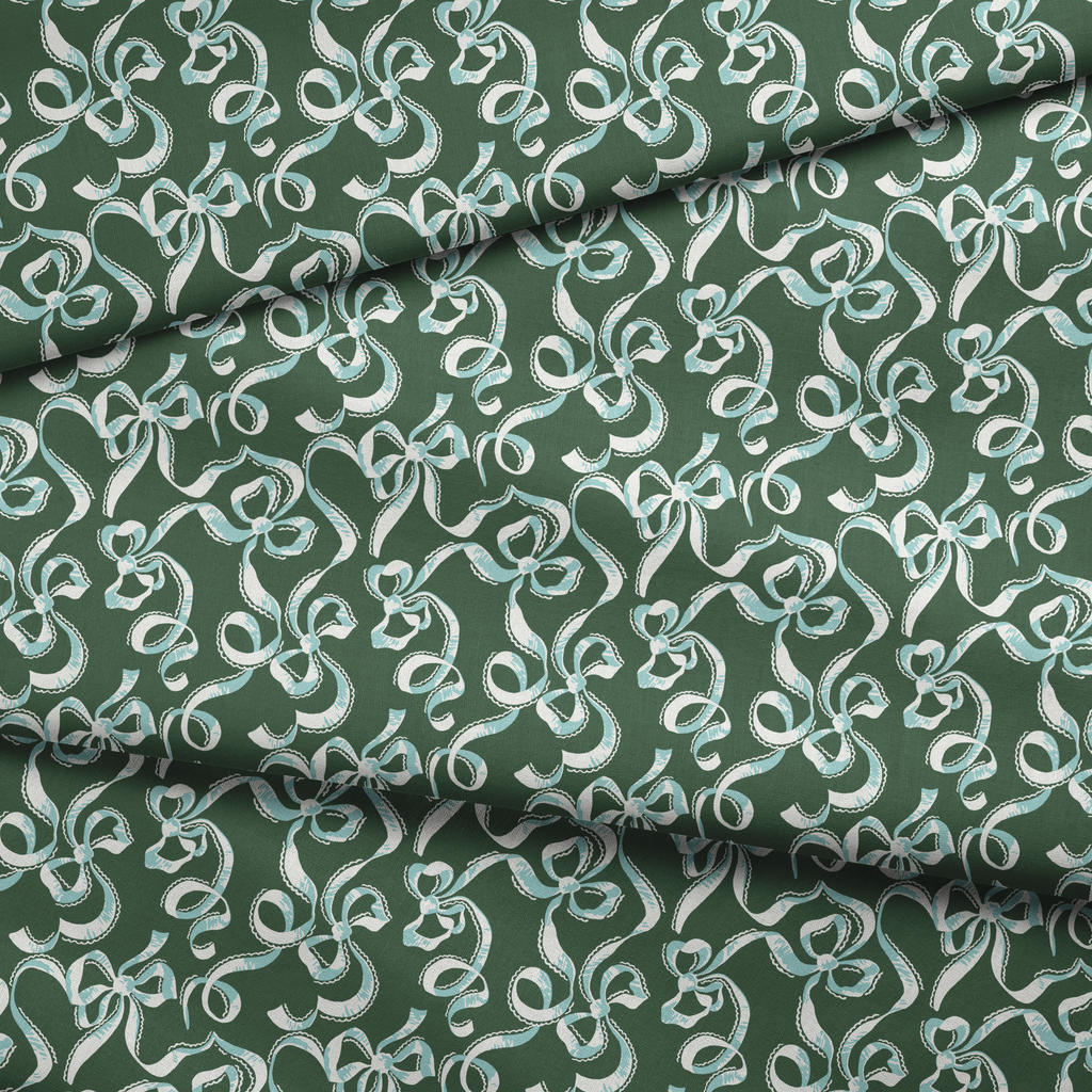 Bella Bow in Hunter | Fabric by the Yard