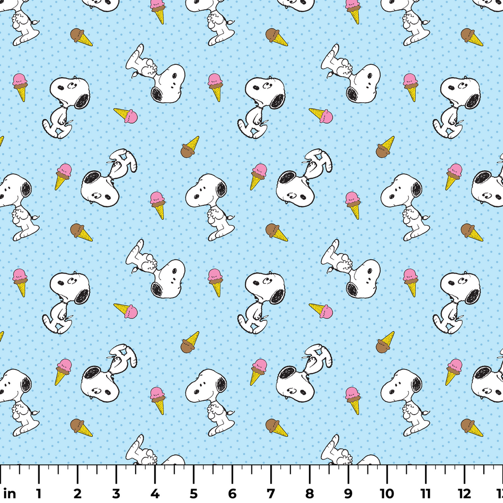 Peanuts Snoopy Cone Zone | Fabric by the Yard