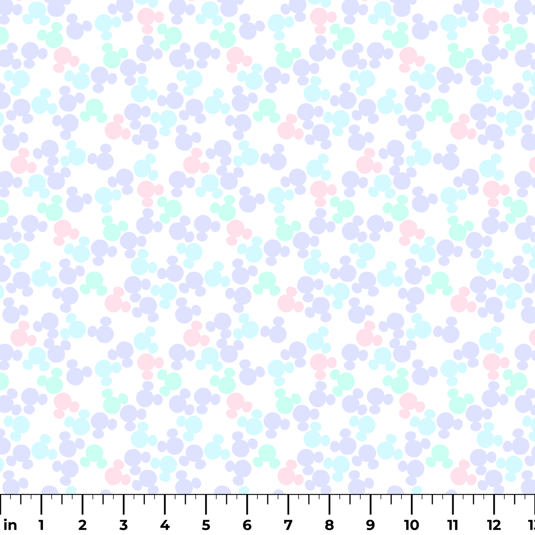 Disney Mickey Mouse Pastel Heads
