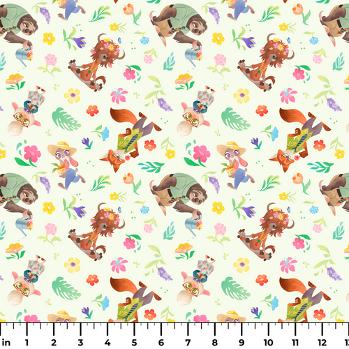Disney Zootopia Flower Character Toss on Cream