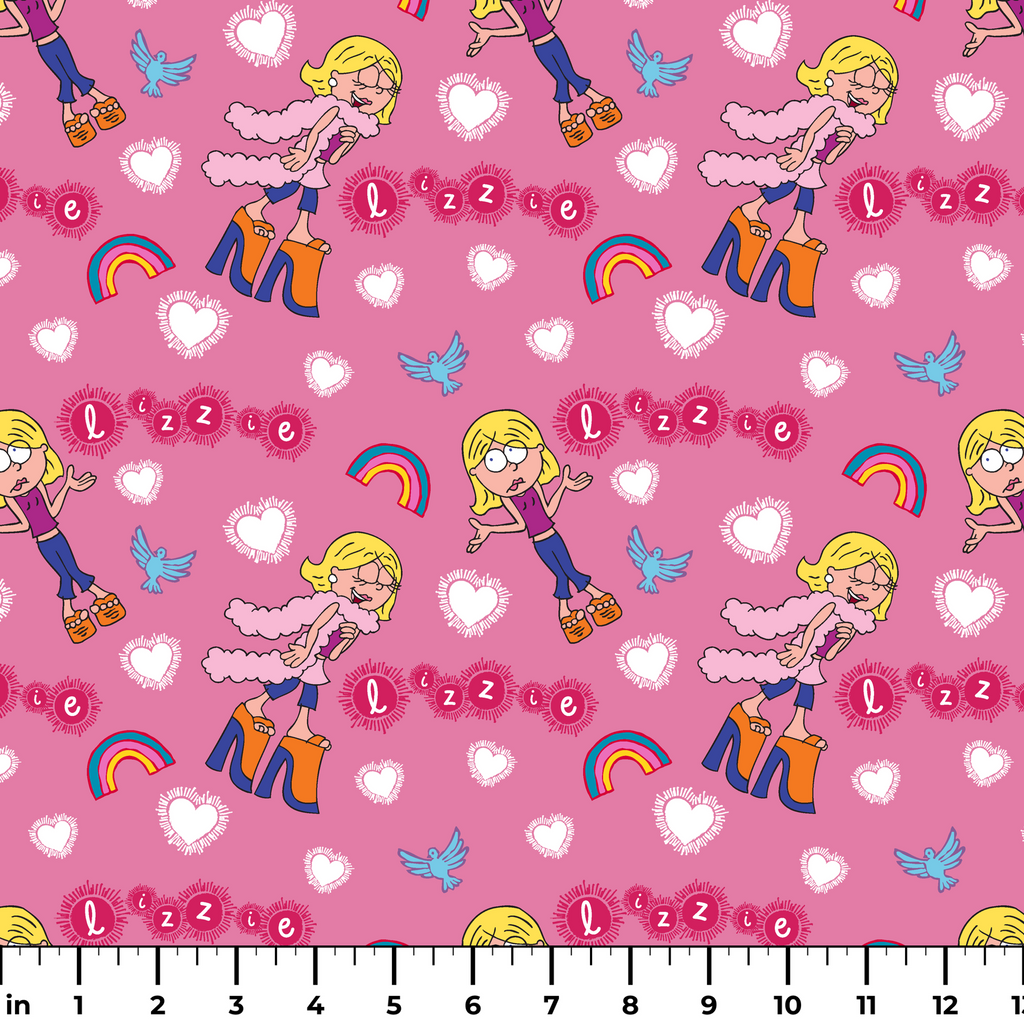 Disney Lizzie McGuire Name Toss | Fabric by the Yard