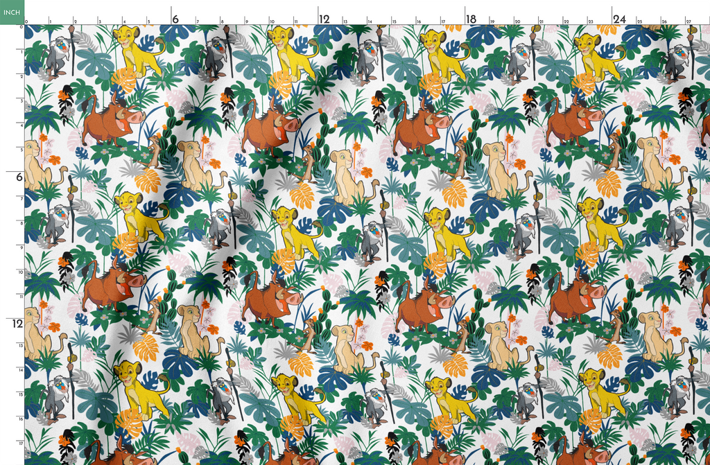 Disney The Lion King Jungle Safari | Fabric by the Yard