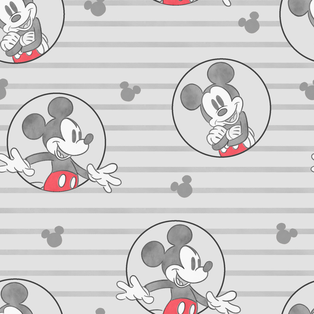 Disney Mickey Mouse Stripes & Icons