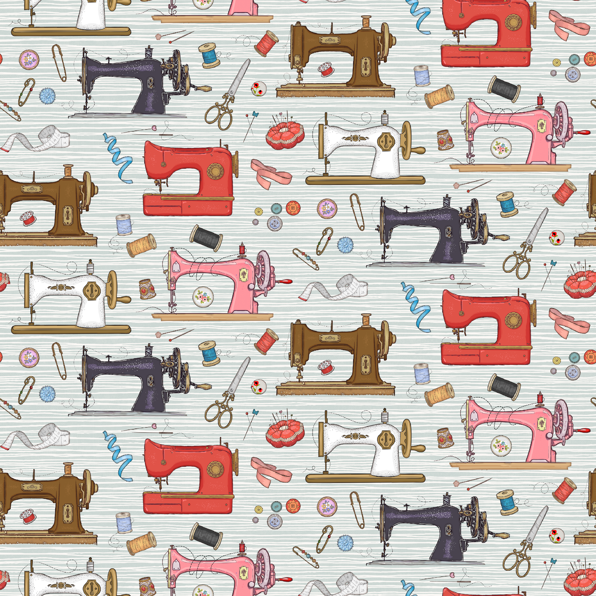 Kate Ward Thacker - Thread Revival - Sewing Machine | Fabric by the Yard