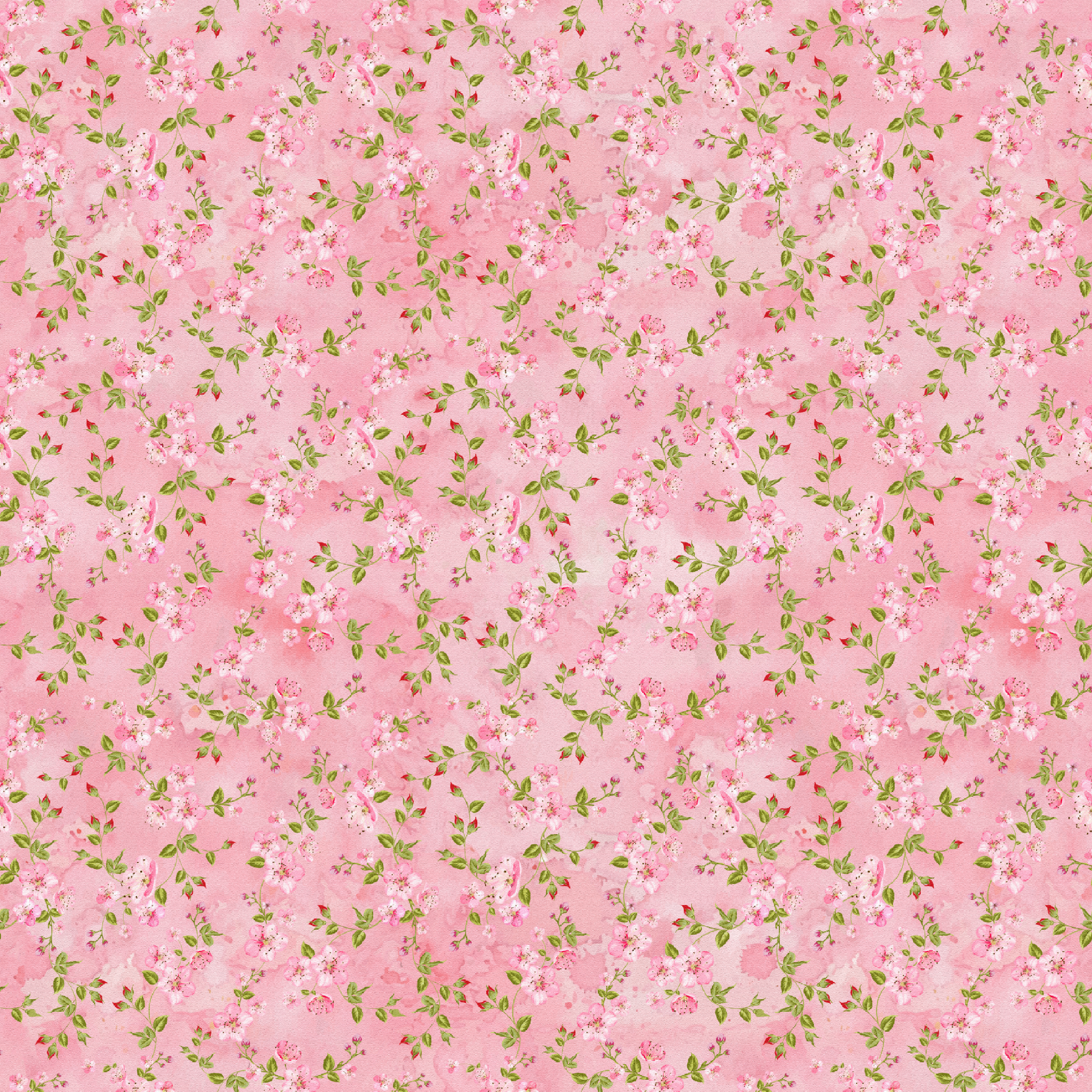 Kate Ward Thacker - Blossom Dance - Cherry Blossom | Fabric by the Yard