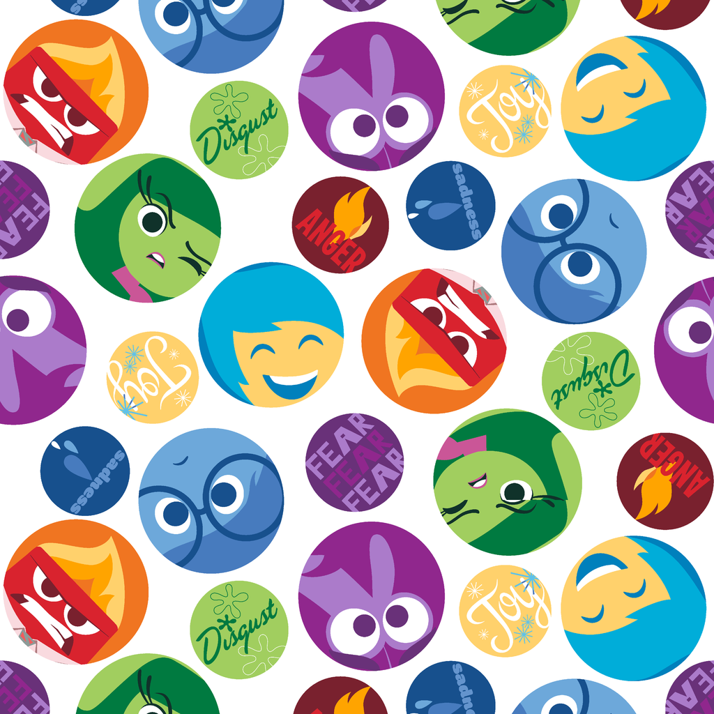 Disney and Pixar's Inside Out Emotion Scattered Dots