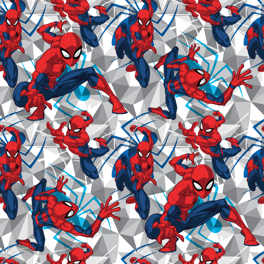 Marvel Spider-Man Action Poses on Gray