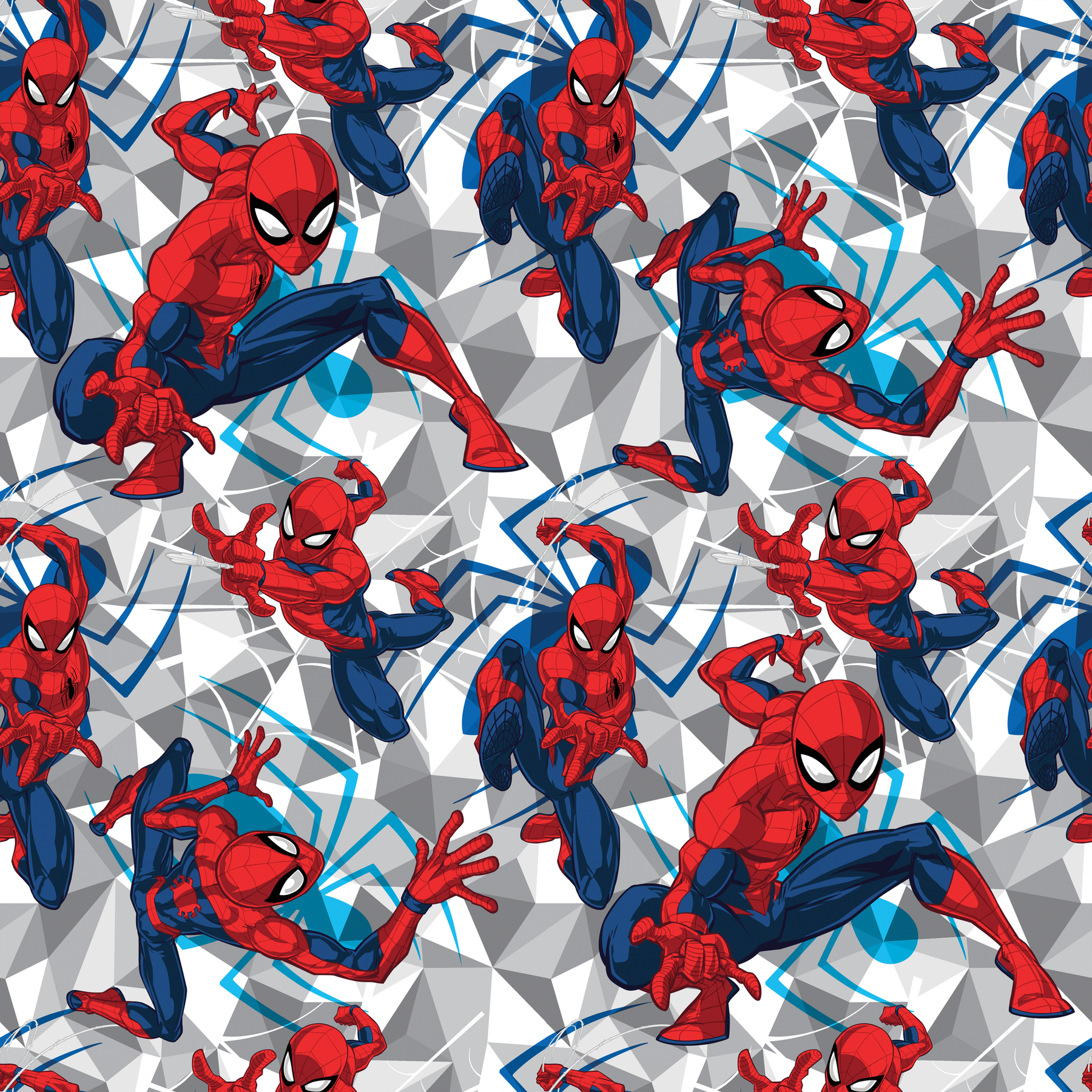 Marvel Spider-Man Action Poses on Gray