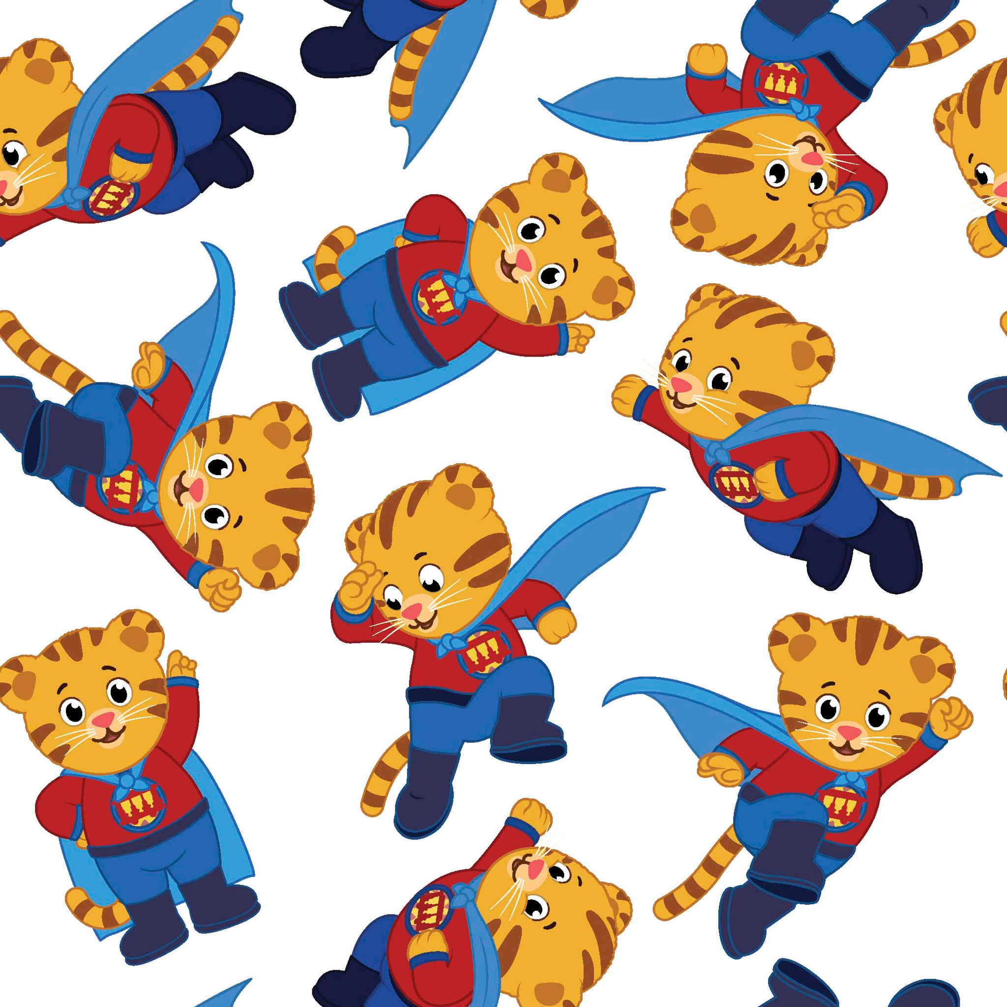 Super Daniel Tiger on White