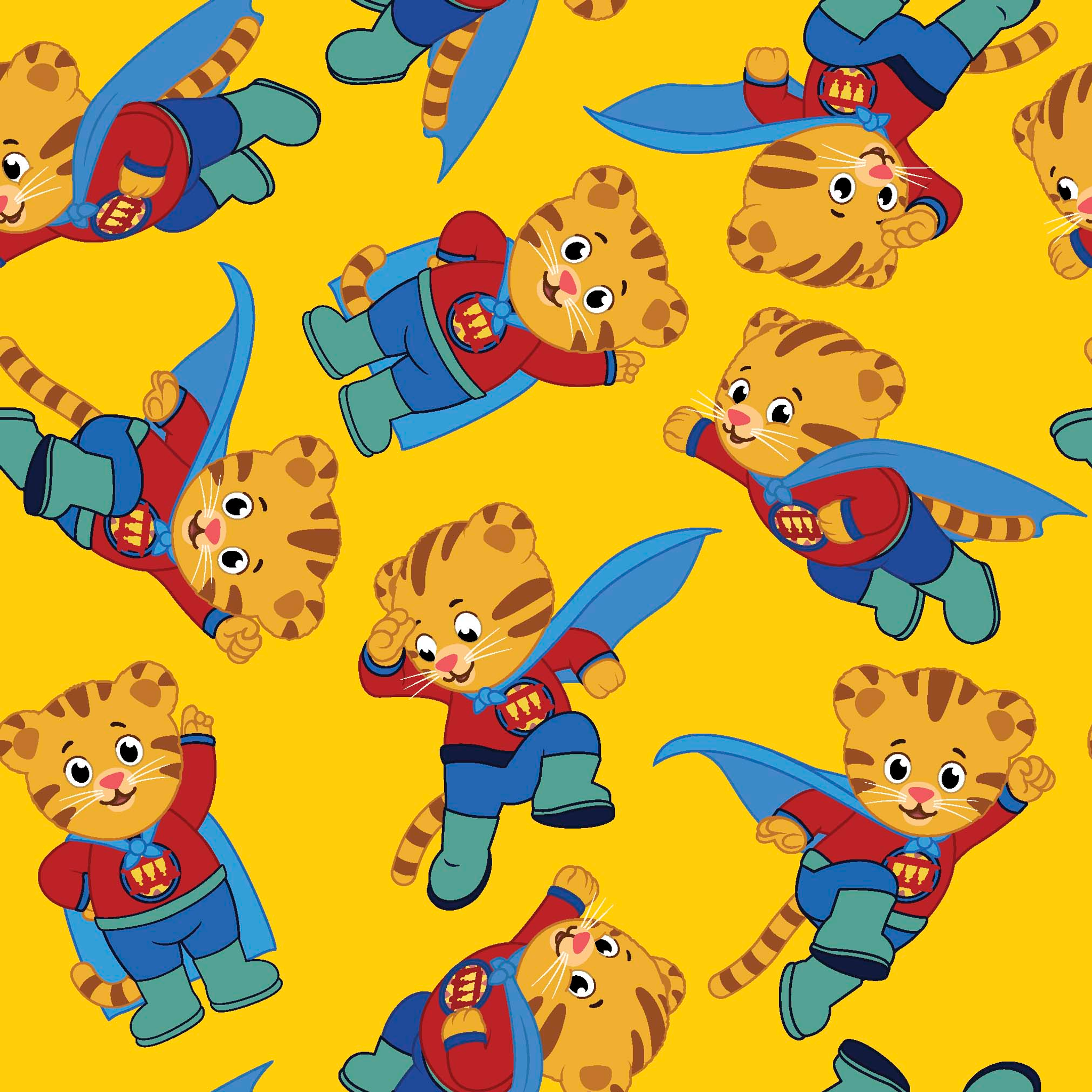 Super Daniel Tiger on Yellow