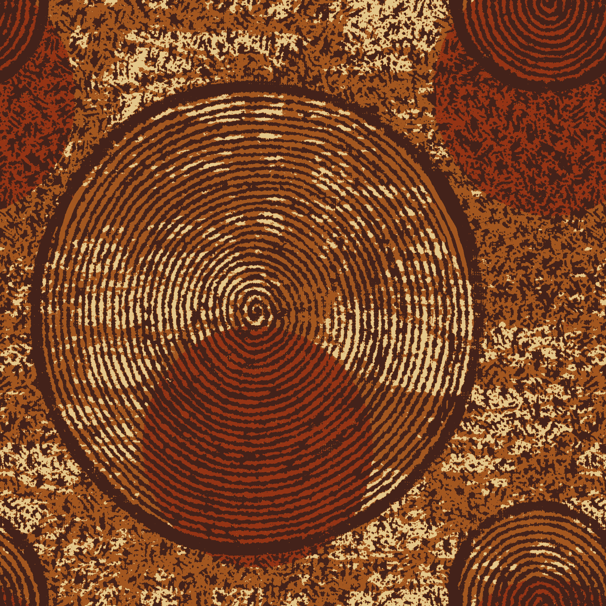 Soweto Steps - Soil | Fabric by the Yard