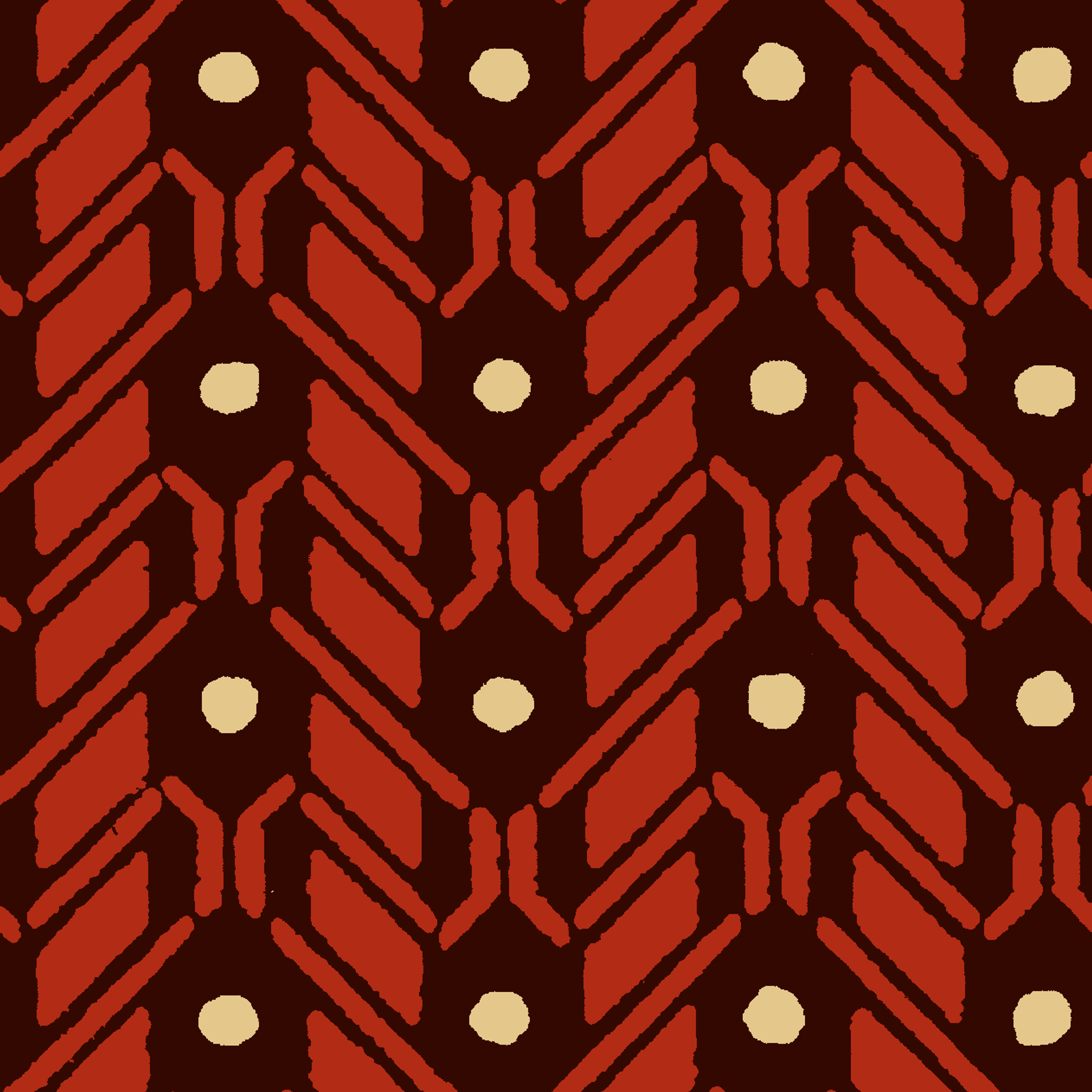 Nala Spirit - Red | Fabric by the Yard