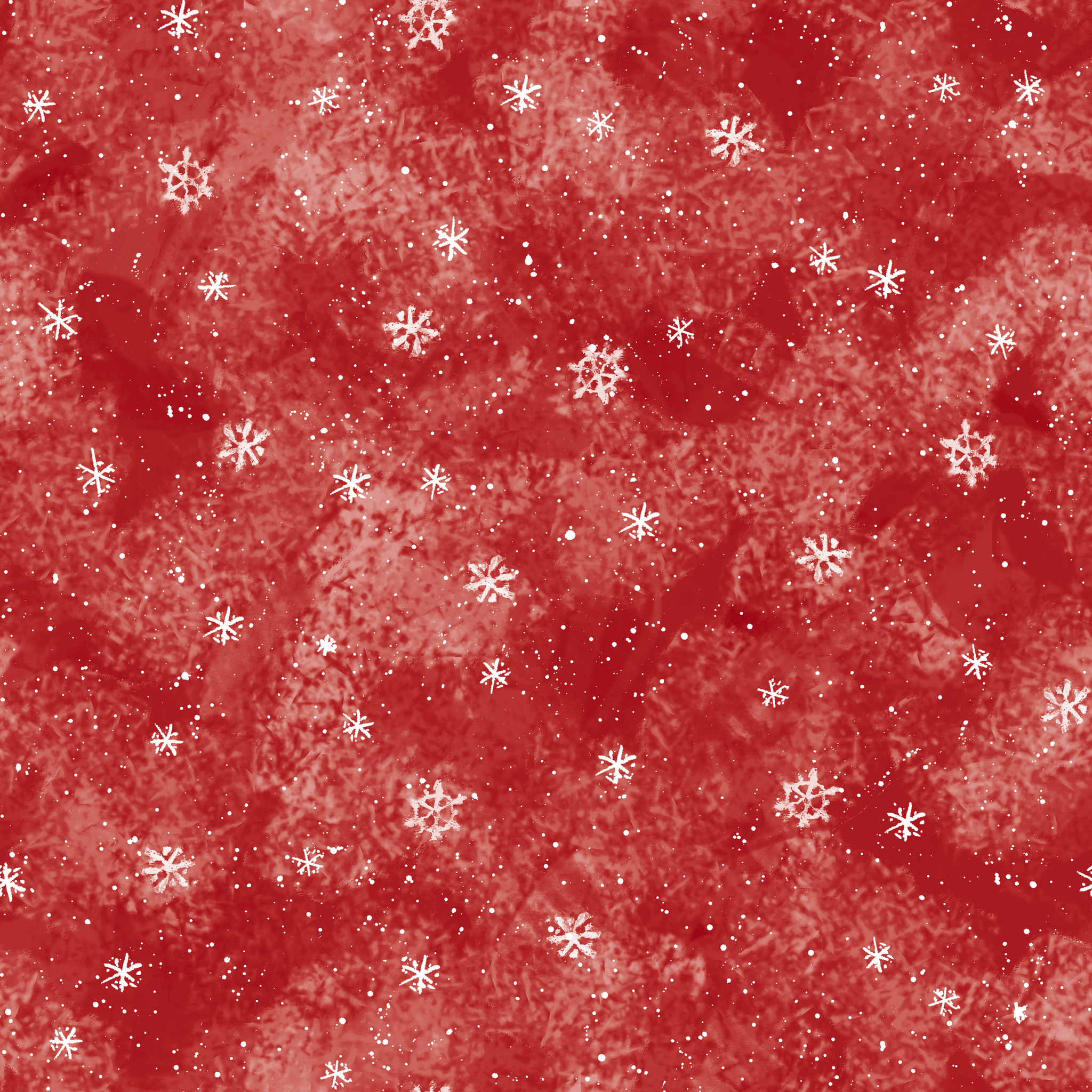 Susan Winget Snowflake Sprinkle Red | Fabric by the Yard