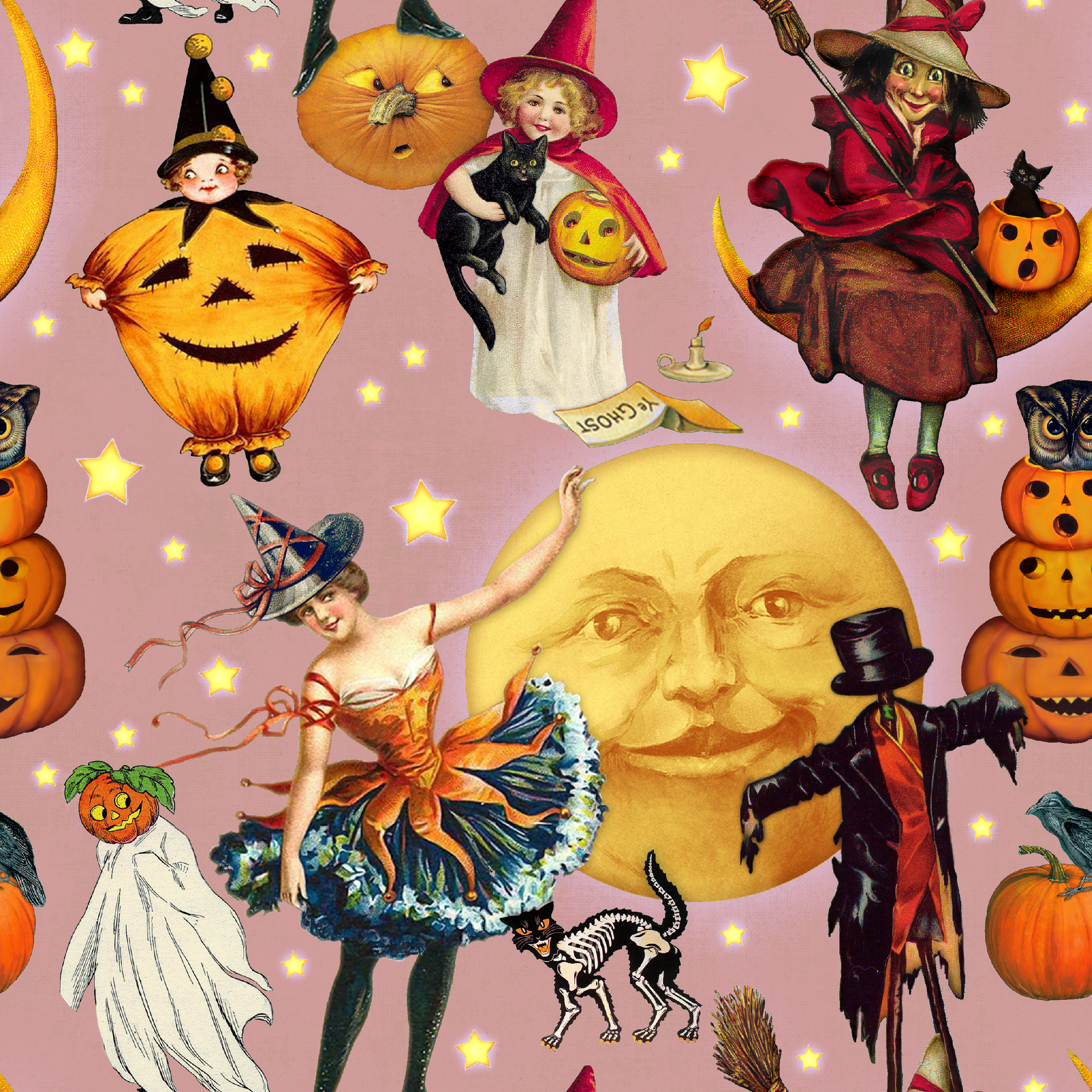 Kate Ward Thacker - Vintage Spellbound - Retro Halloween Character ...