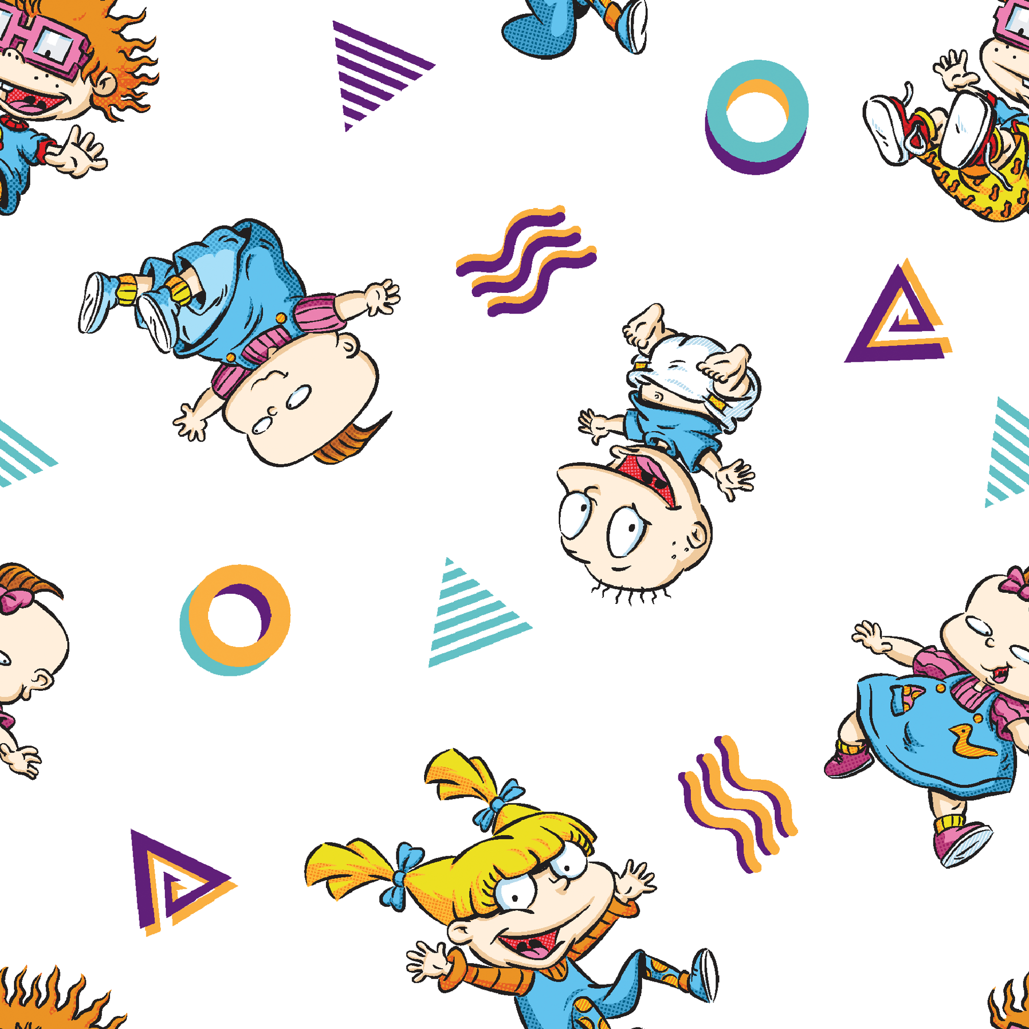 Nickelodeon Rugrats - Commercial Break - Playful Character | Fabric by ...
