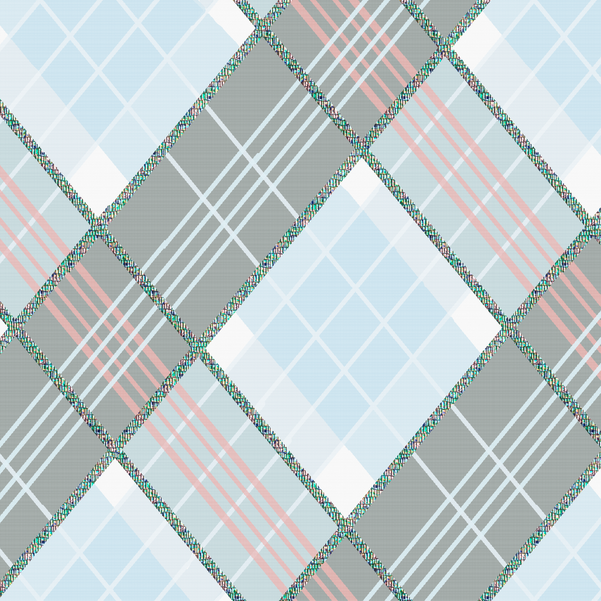 Soft Launch - Quirky Plaid | Fabric by the Yard