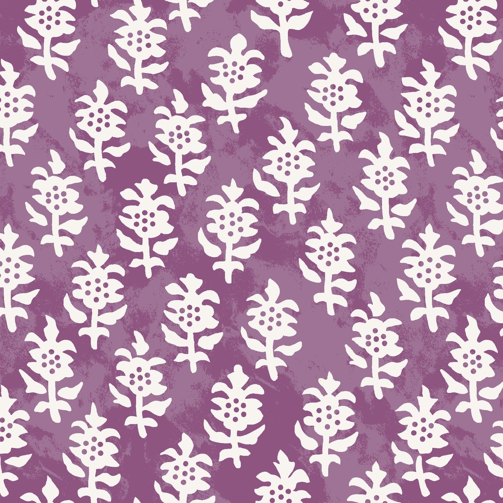 Love Block in Lavendar | Peel & Stick Wallpaper