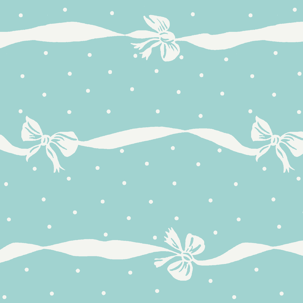 Infinite Bow in Canal | Fabric by the Yard