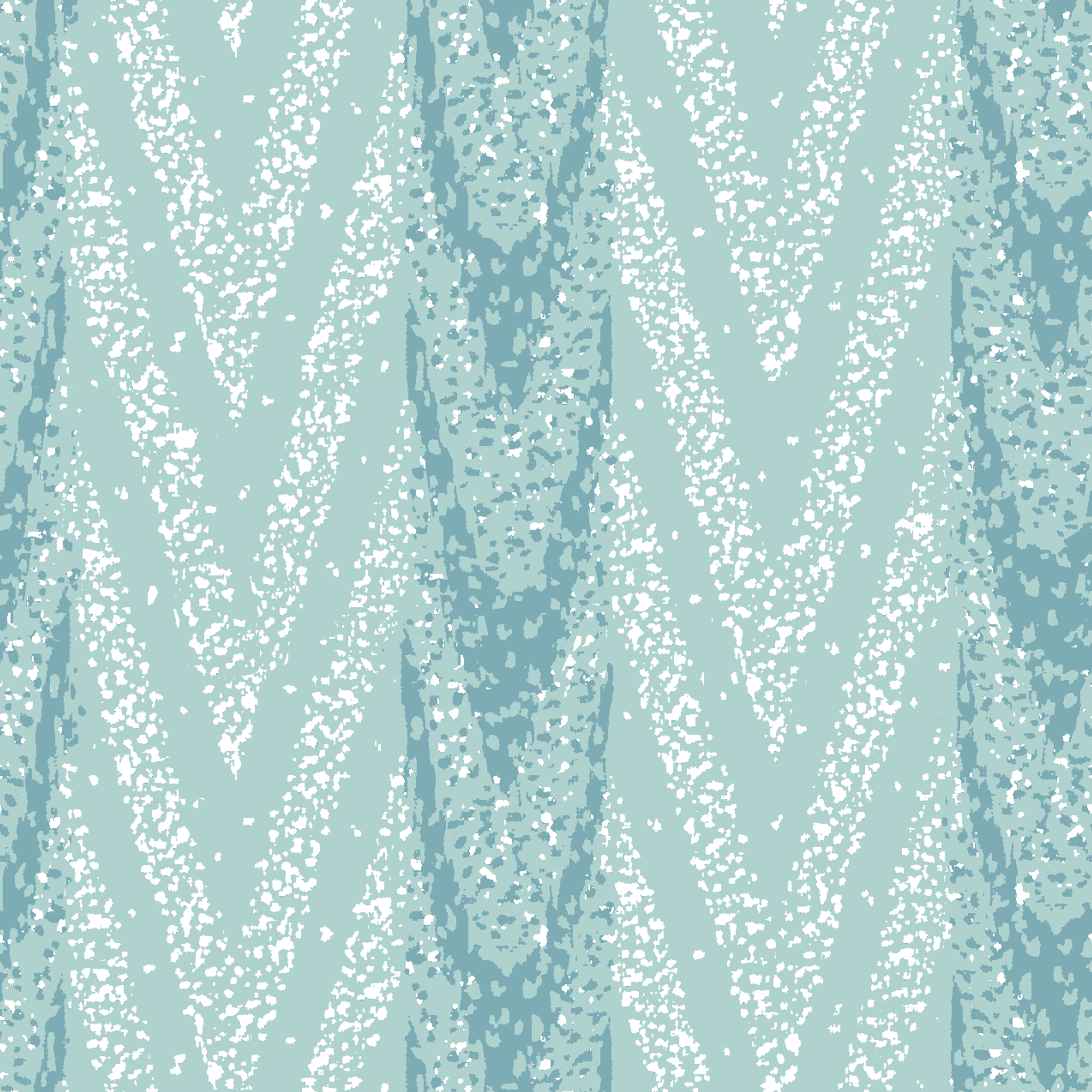 Speckled Chevron on Cloud | Fabric by the Yard