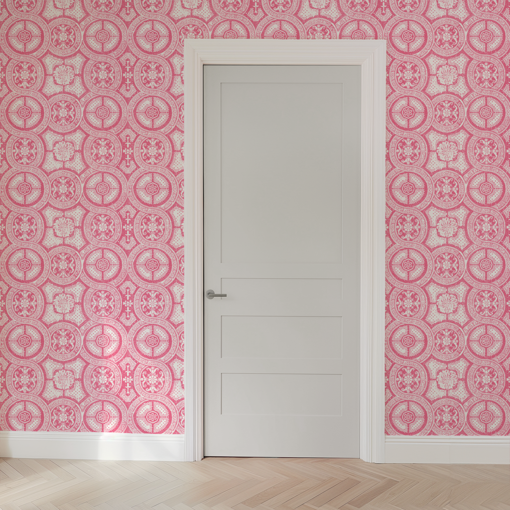 Romantic Sequence in Ruby | Peel & Stick Wallpaper