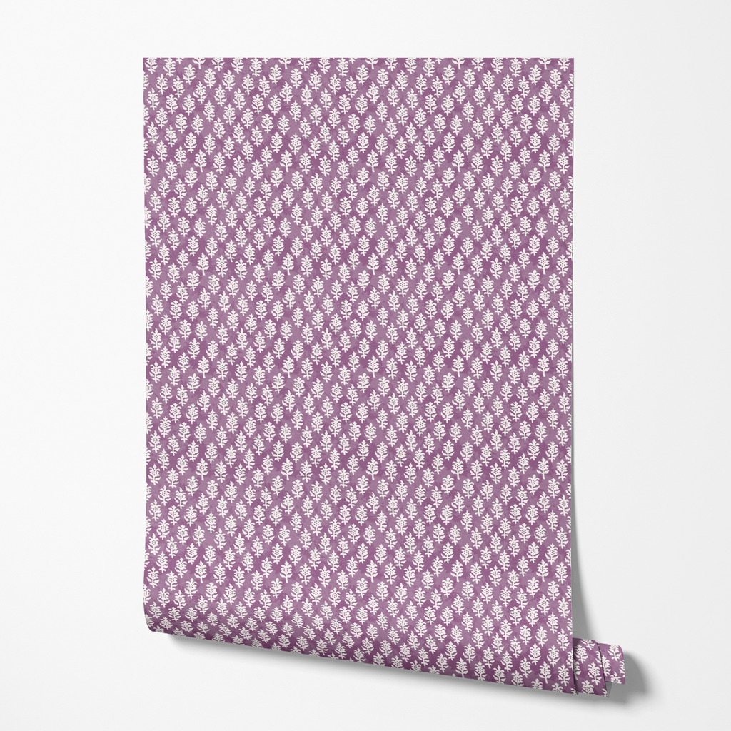 Love Block in Lavendar | Peel & Stick Wallpaper