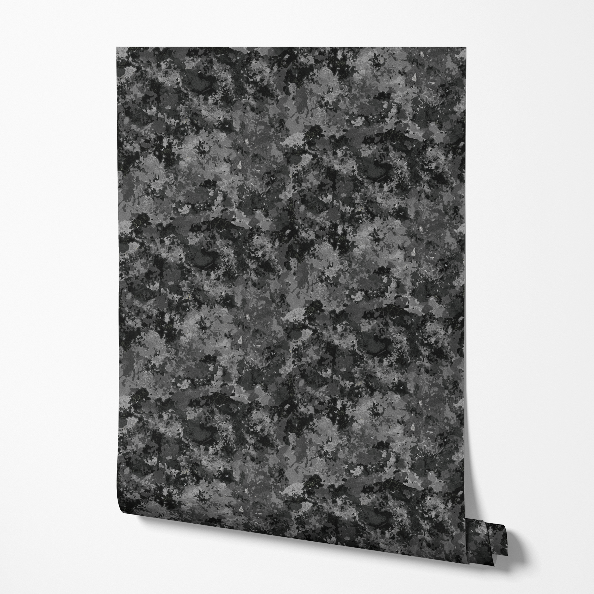 True Timber Camo Midnight Black | Peel & Stick Wallpaper